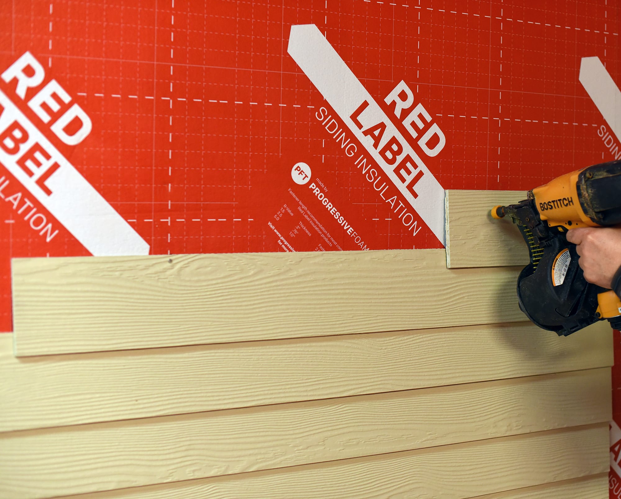 Red Label Siding Insulation | Progressive Foam Technologies